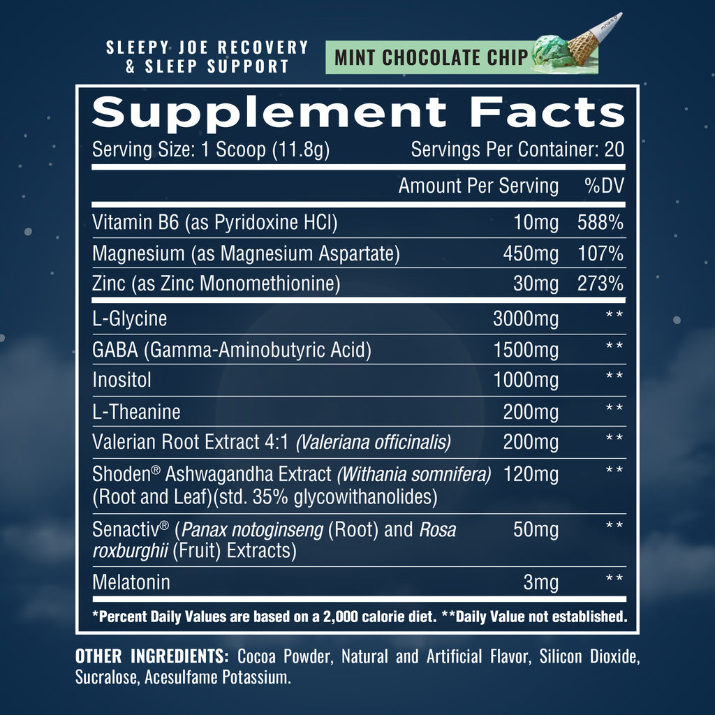 Sleepy Joe - Sleep & Recovery Formula | 'Merica Labz